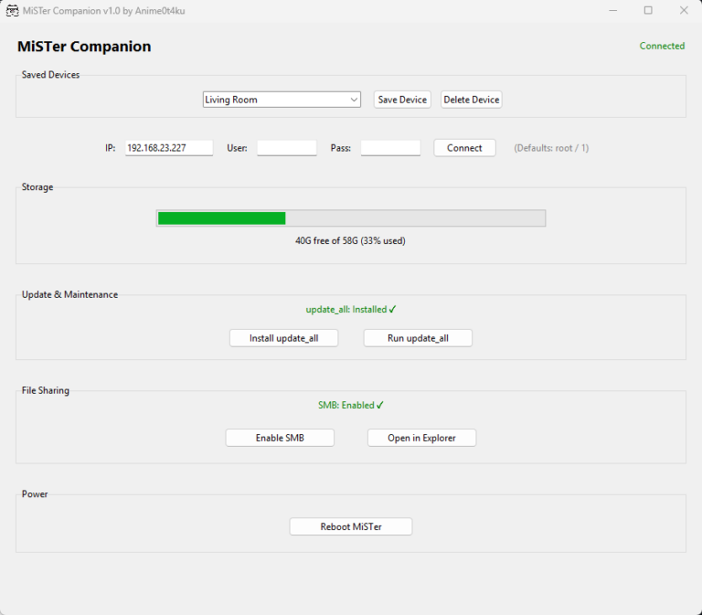 MiSTer Companion v1.0.0 Released - Metal Game Solid